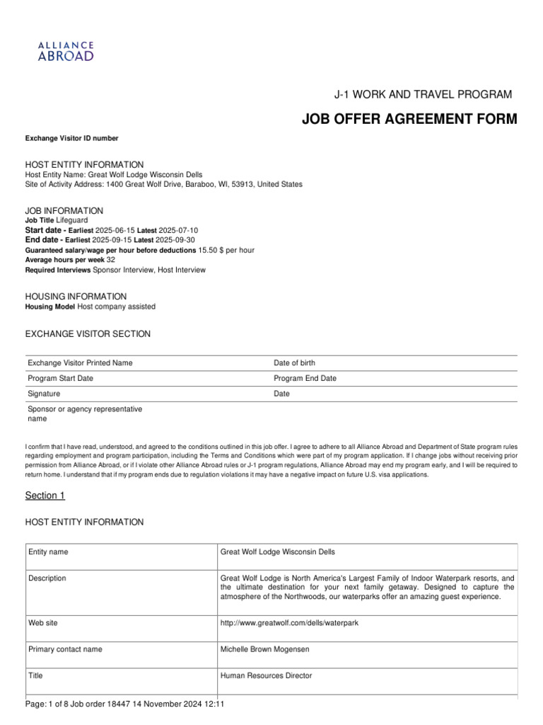 Offer Letter - 18447 - | PDF | Overtime | Employment