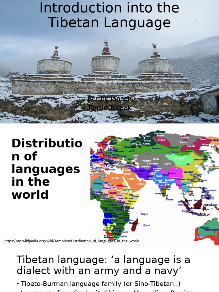 Tibetan 1 Introduction | PDF