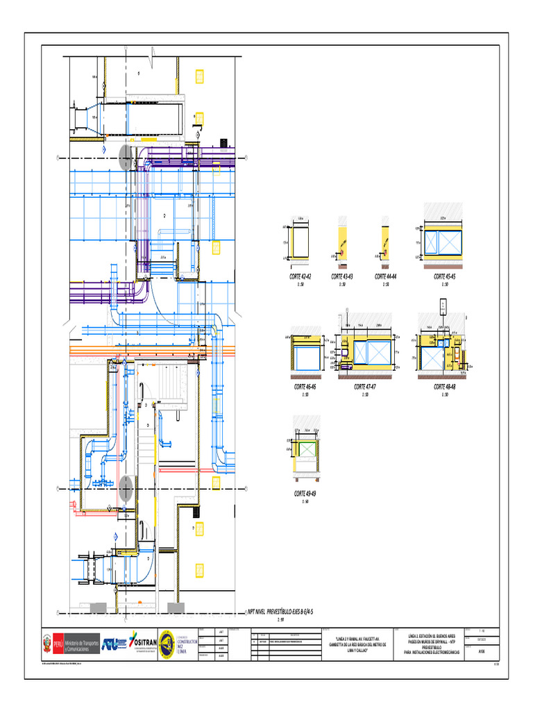 CORTE 42-42 CORTE 43-43 CORTE 44-44 CORTE 45-45: O 28/11/223 para ...