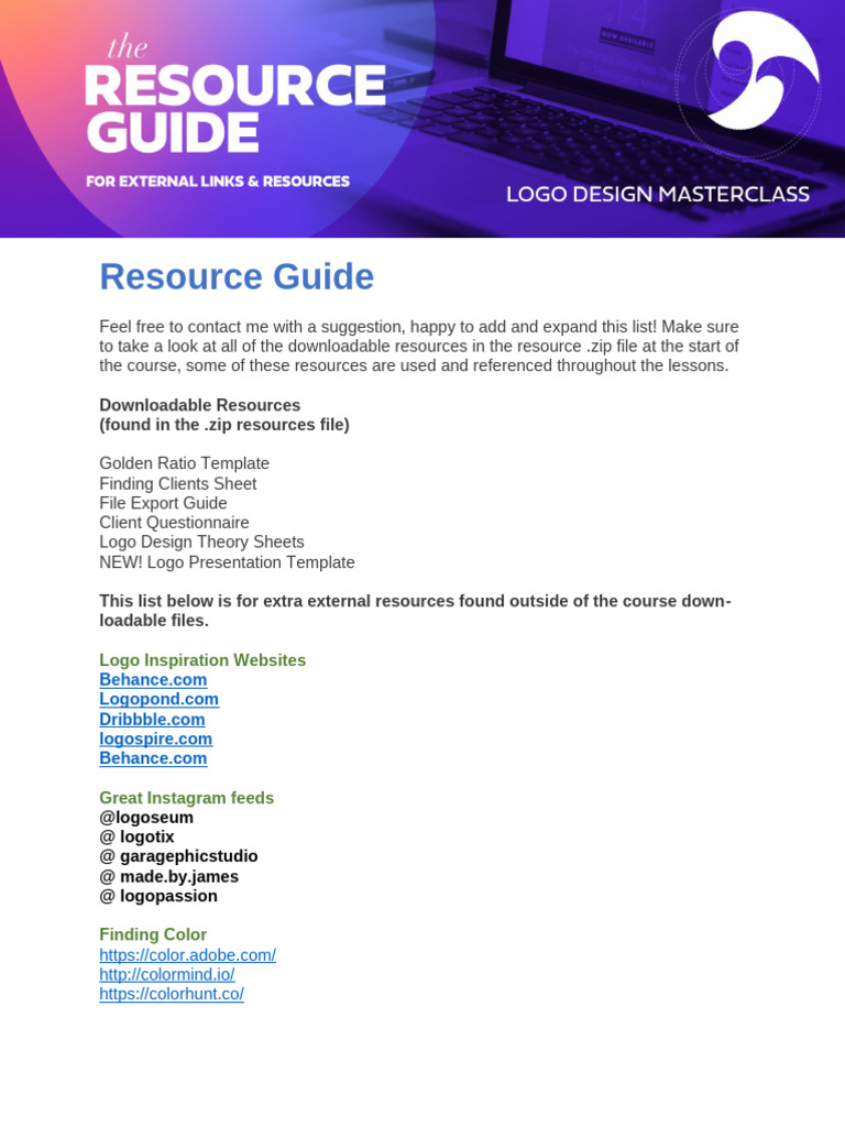 Logo+Design+Resource+Guide | PDF