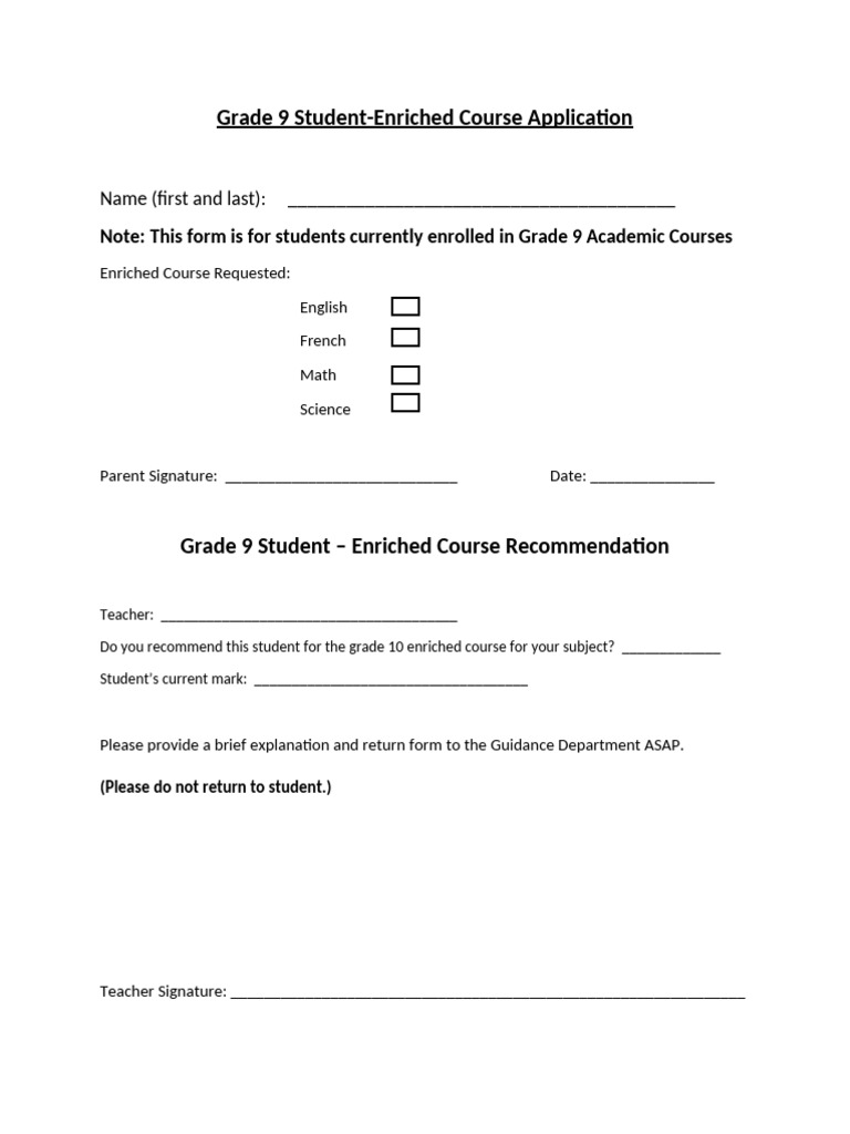 KMmcGOVRwSOTvwCEurHg - Grade 9 Student Enriched | PDF