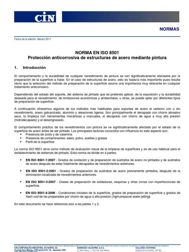 Iso 8501 | PDF | Aluminio | Pintar