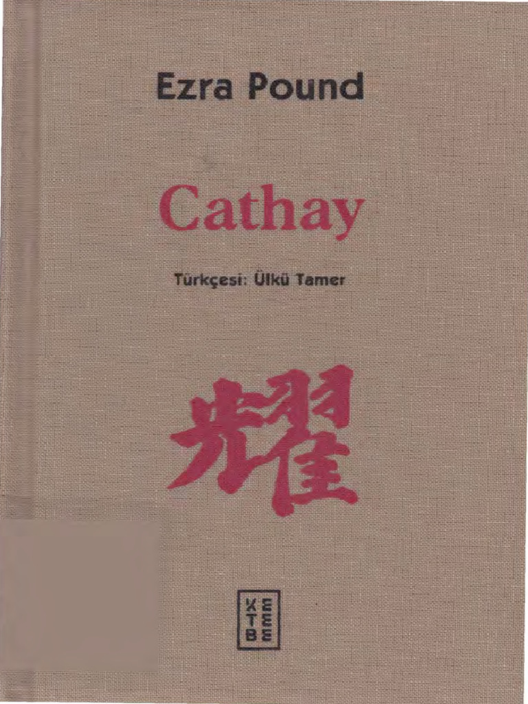 Ezra Pound Cathay Ketebe Yayınları | PDF