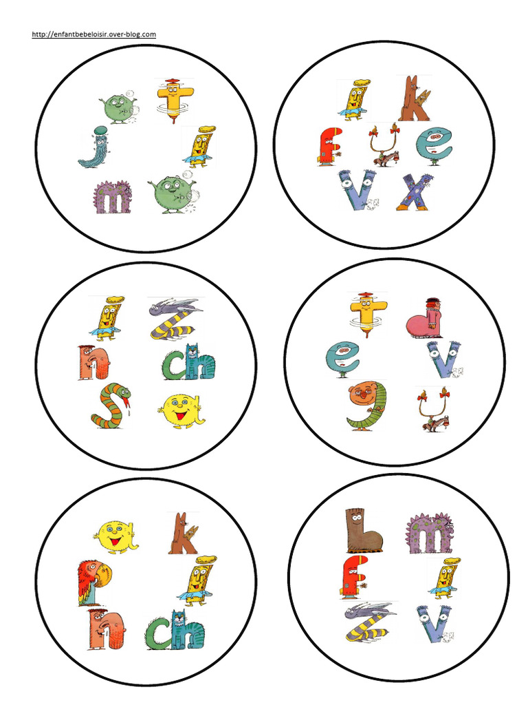 Dobble Alphas 6 | PDF