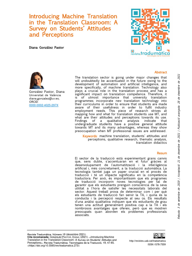 Introducing Machine Translation | PDF | Translations | Questionnaire