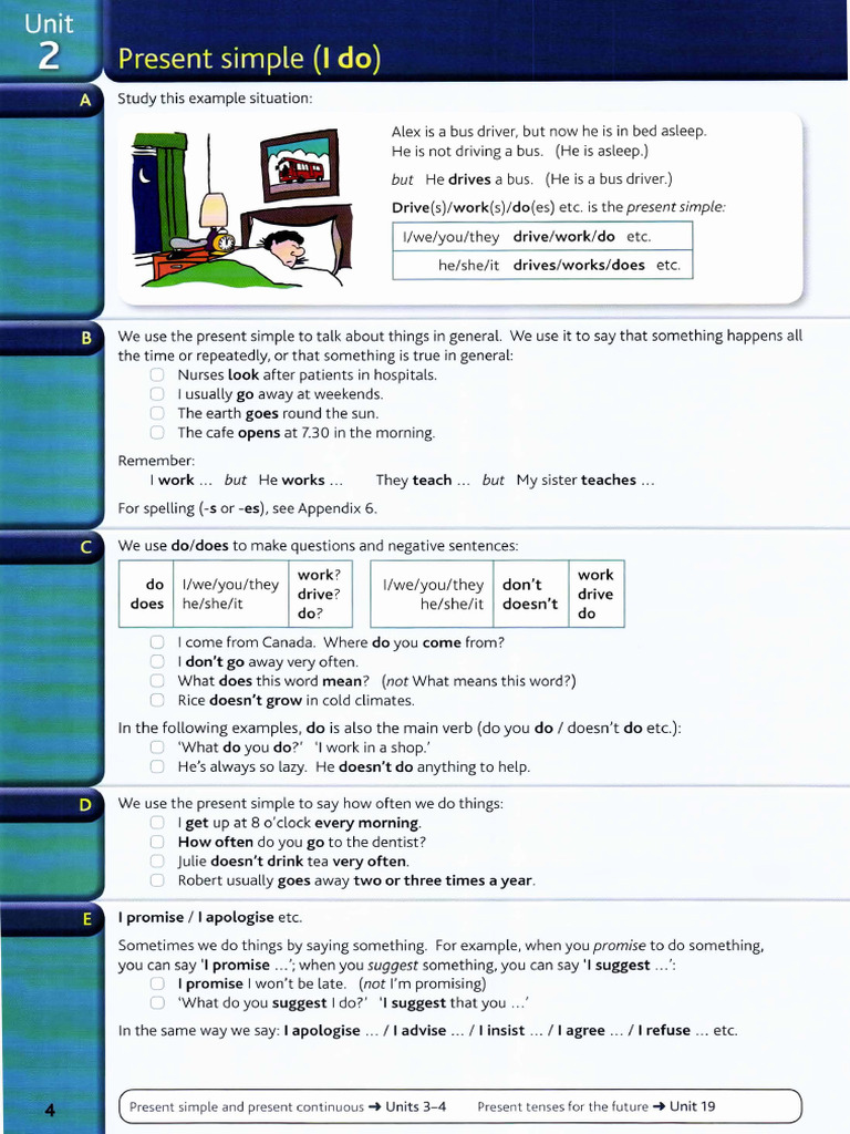 Grammar - Present Simple - Practice | PDF | Linguistics