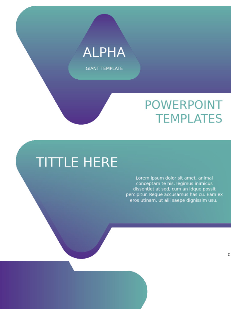 Alpha Giant PowerPoint Template | PDF