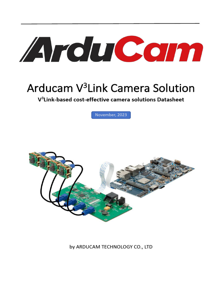 Arducam V3Link Camera Solutions Guide | PDF | Electronics | Digital ...