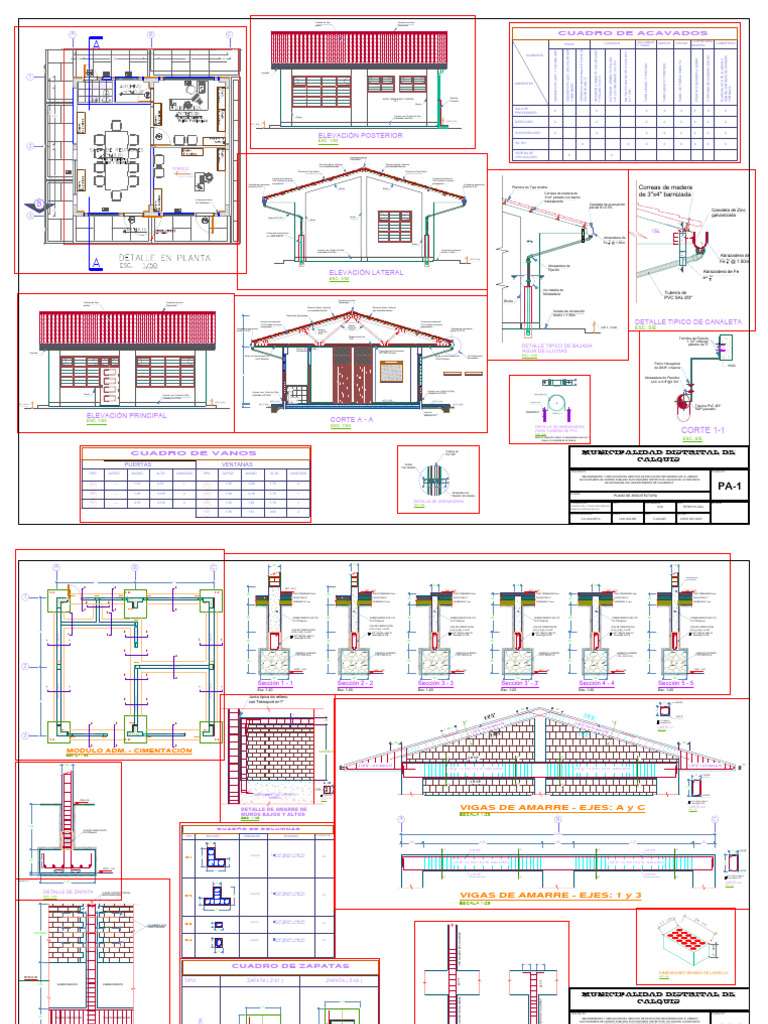 5.3.3.plano de Esructuras Modulo Administrativo | PDF | Materiales | Construyendo tecnología