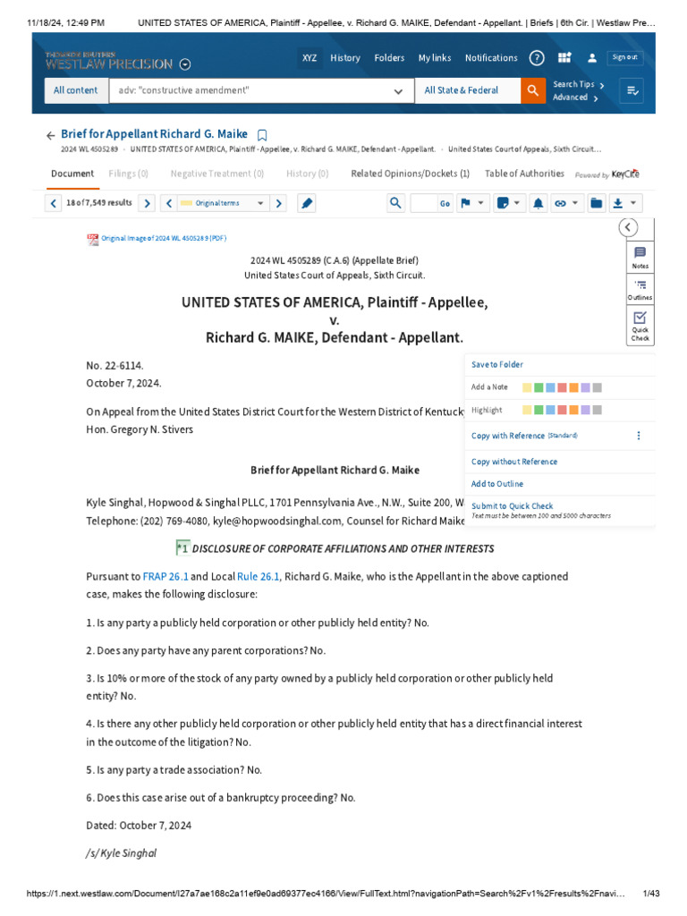 Constructive Amendment - Pyrimid Scheme - Richard G. MAIKE | PDF ...