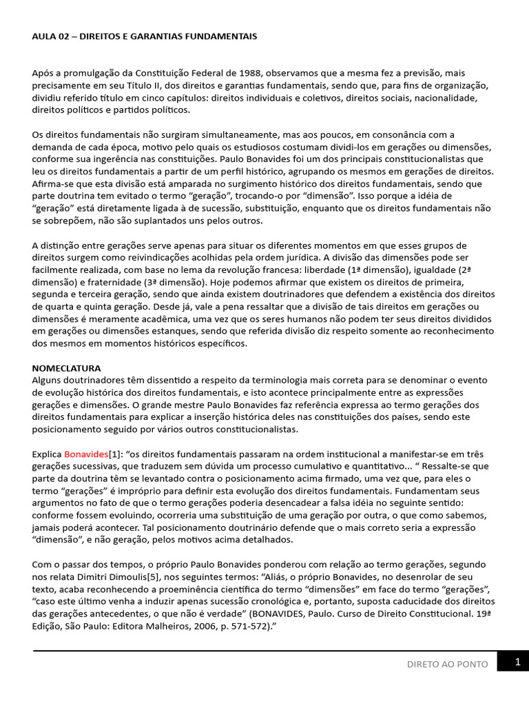 Aula 02 1 Pdf Estado Liberdade