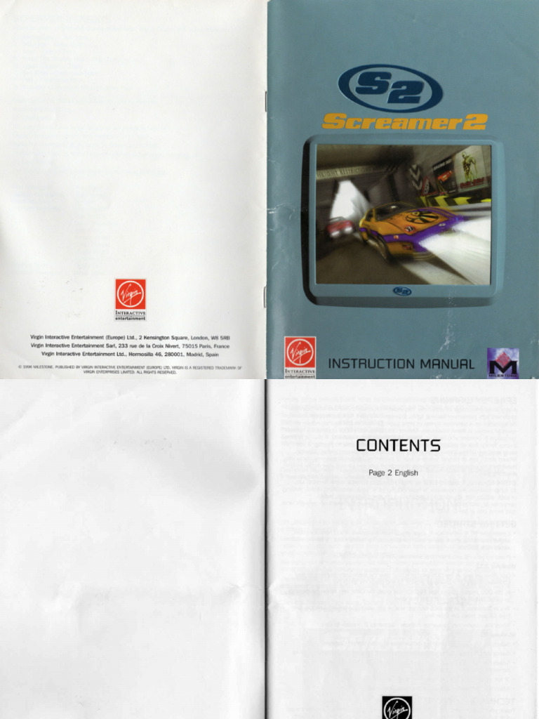 Screamer 2 Manual | PDF