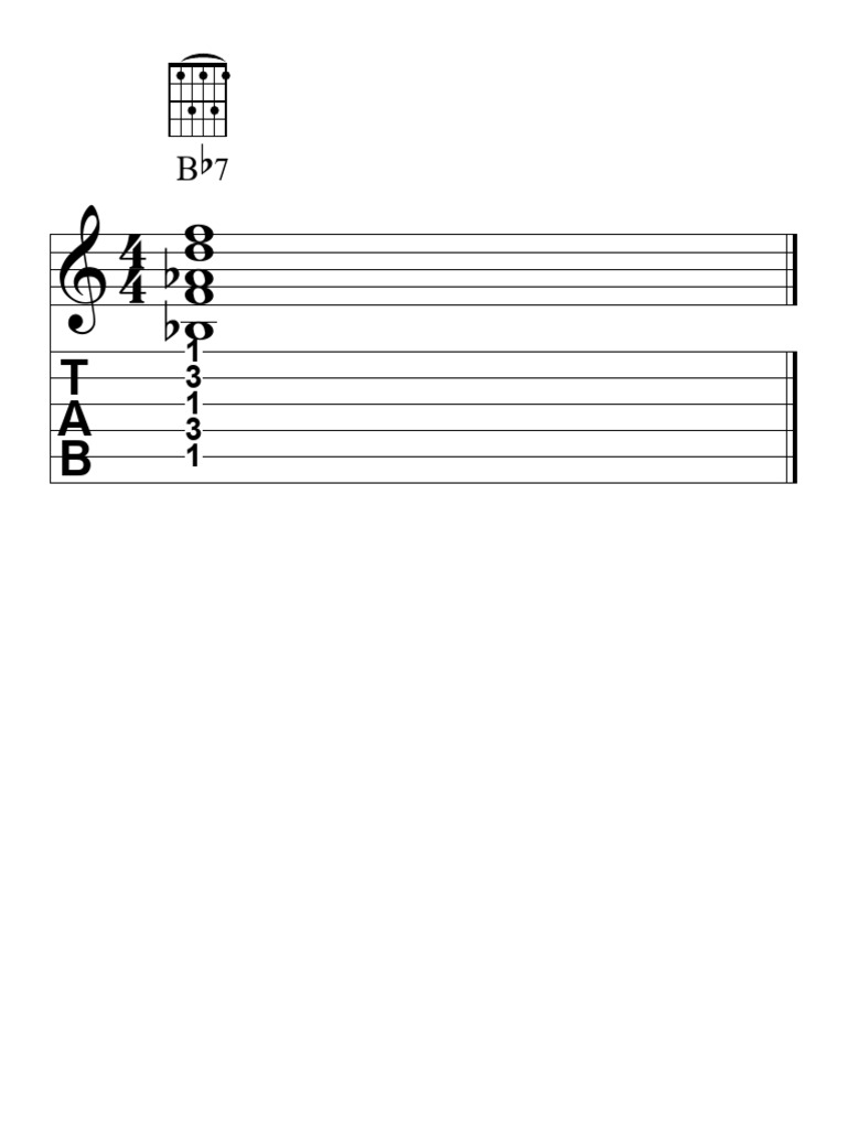 Acorde de Bb7 VBN PDF | PDF