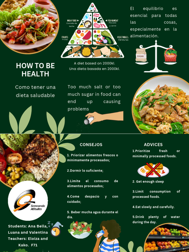 Consejos para una dieta saludable | PDF