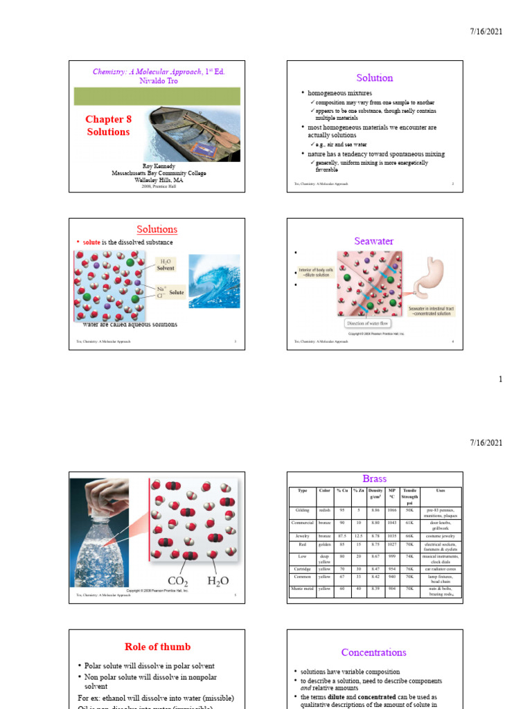 07 Solutions | PDF | Applied And Interdisciplinary Physics | Physical Chemistry