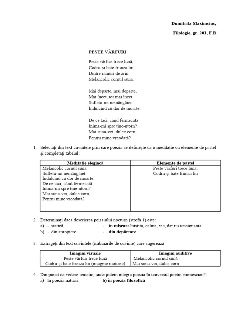 Peste Varfuri PDF Free | PDF