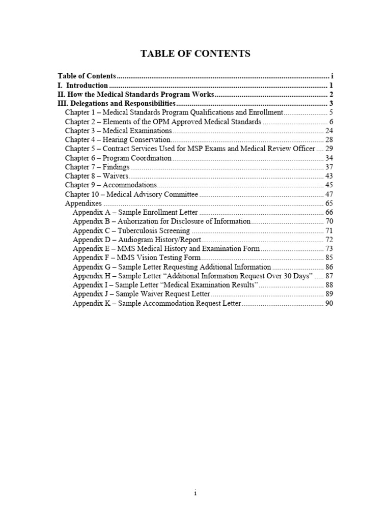 Medical Standards Program Handbook | PDF | Mental Disorder | Cardiology