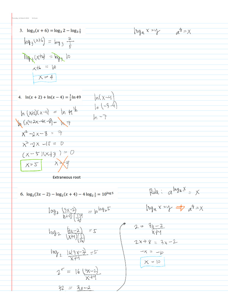 Math Review 2 | PDF