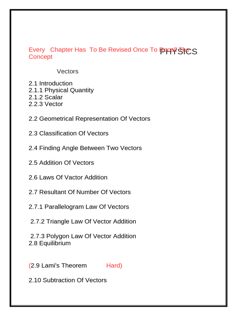 Physics Chapters 240527 213011 | PDF | Gases | Euclidean Vector
