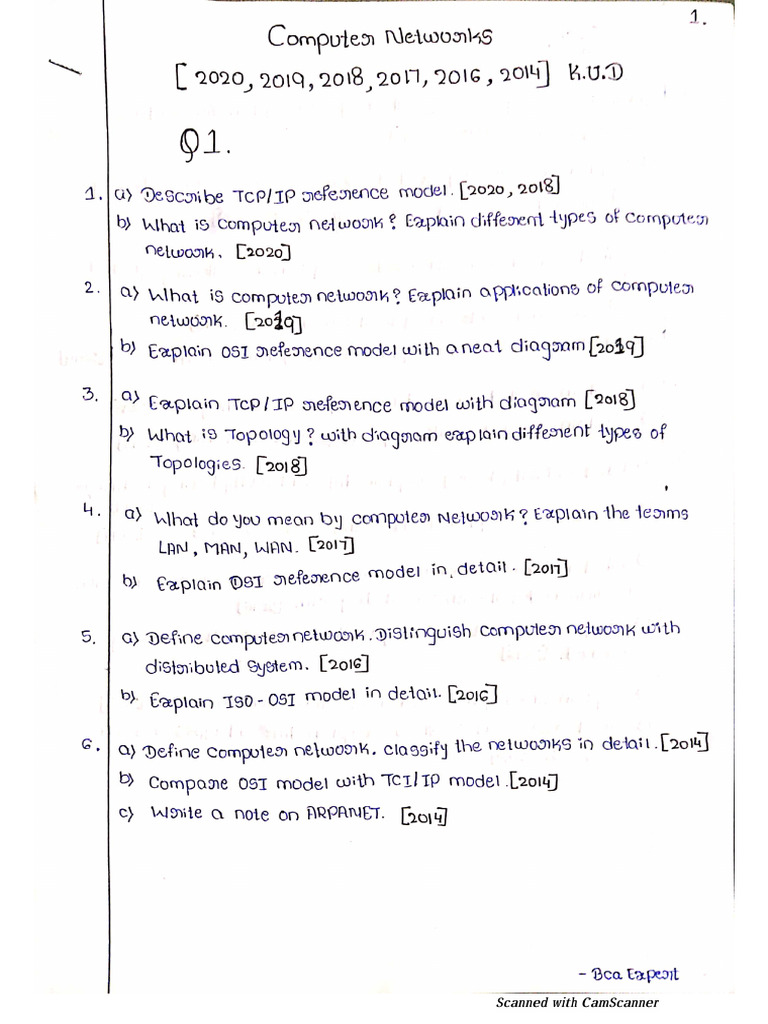 Computer Network 1st Chapter Pdf