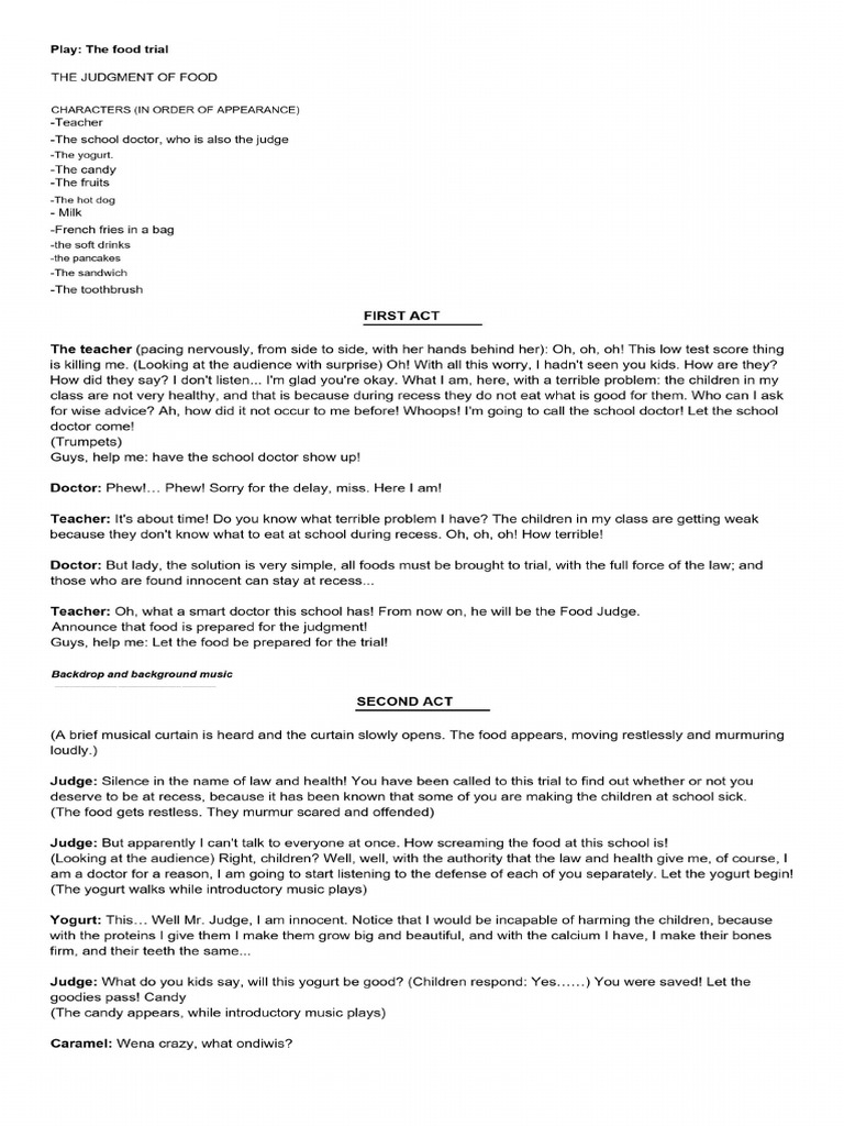 Food Judgement | PDF