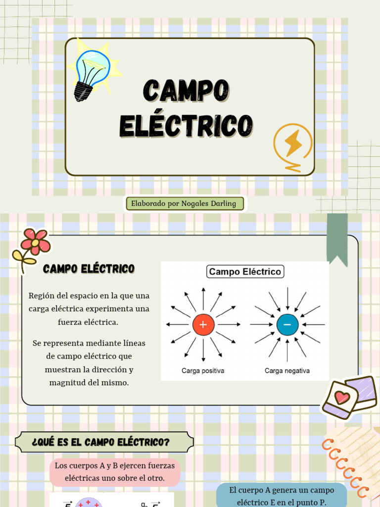 Características del Campo Eléctrico | PDF