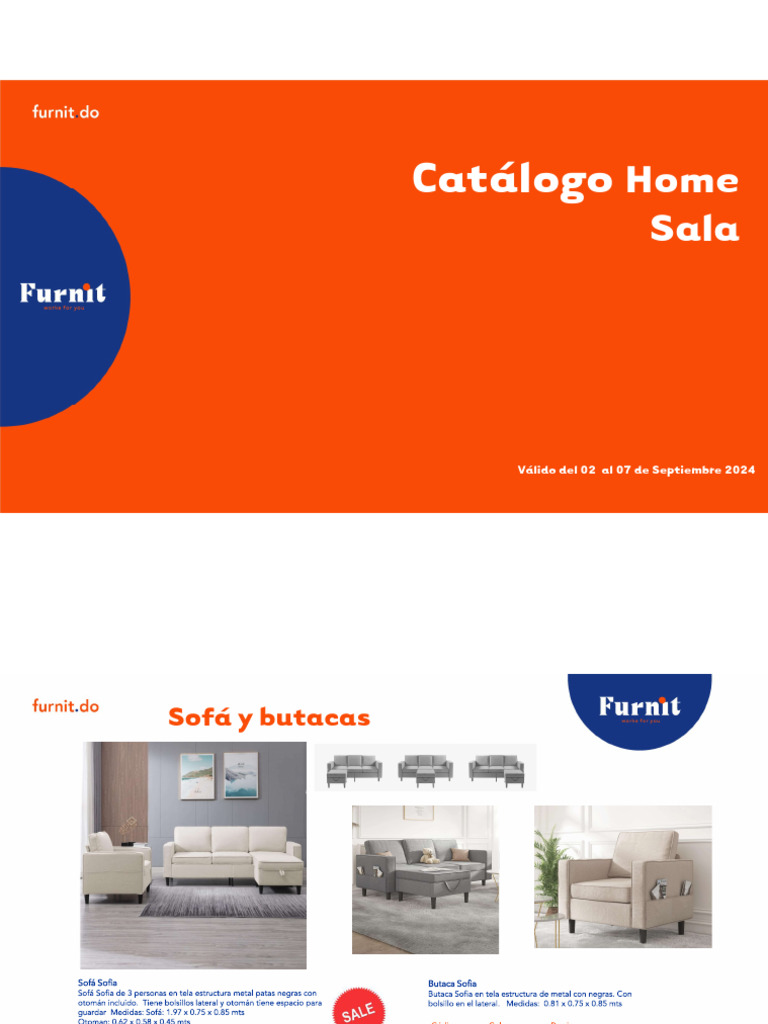 Catalogo Home Sala de 02 Al 07 Septiembre 2024 | PDF