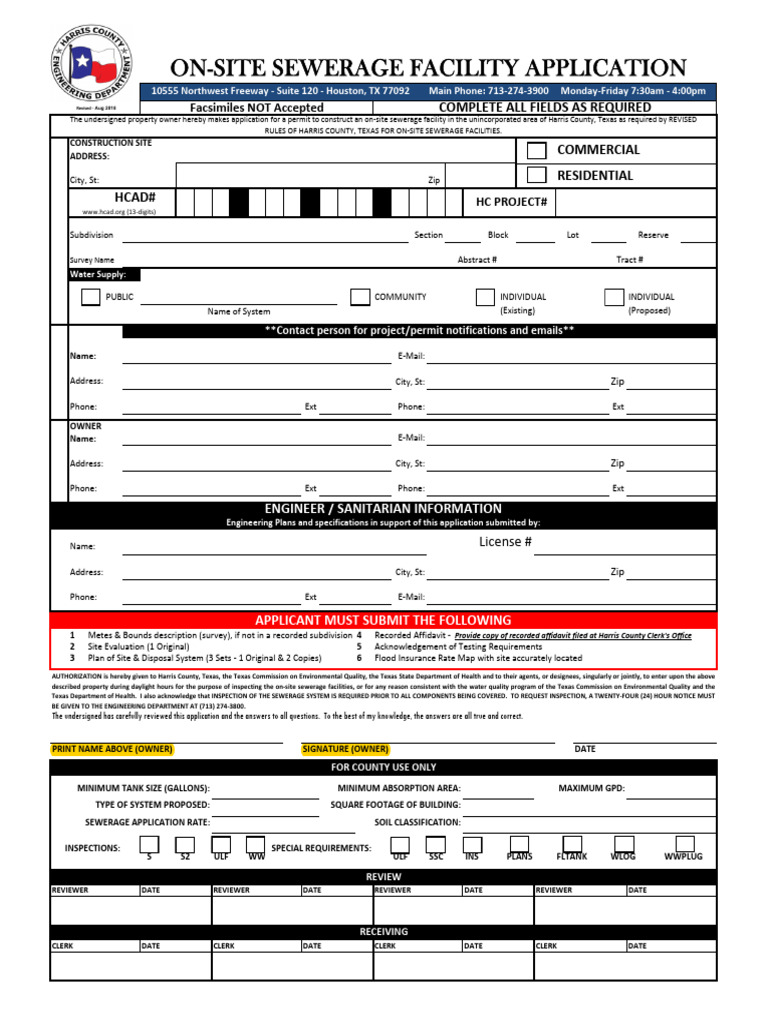 Ossf App1808 | PDF | Sewage Treatment | Sewage