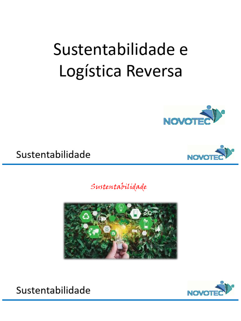 Sustentabilidade e Logística Reversa | PDF | Sustentabilidade | Logística