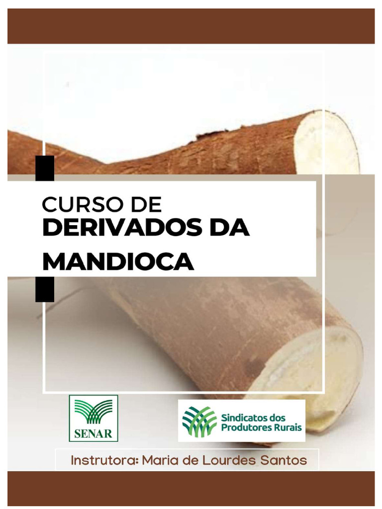 Apostila Derivados Da Mandioca Atualizada-1 | PDF | Alimentos | Culinária