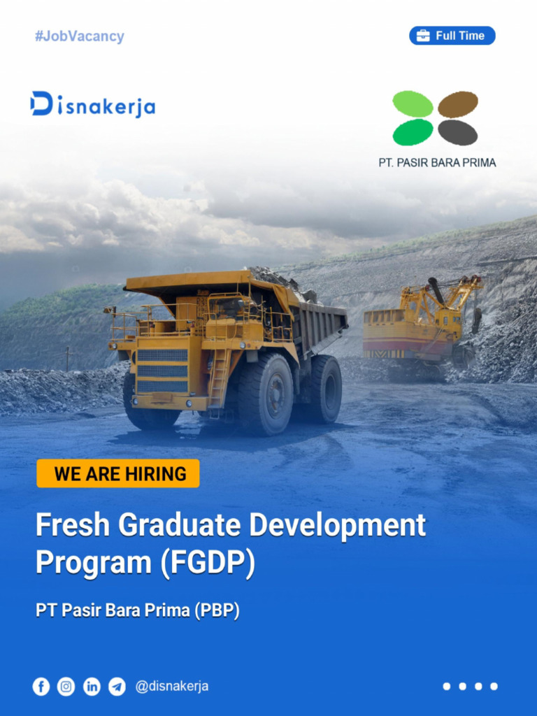 Fresh Graduate Development Program (FGDP) - DISNAKERJA.com | PDF
