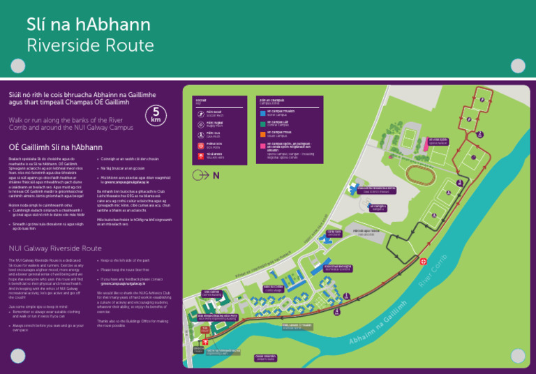 Campus 5k Route Map University of Galway November 2020 | PDF