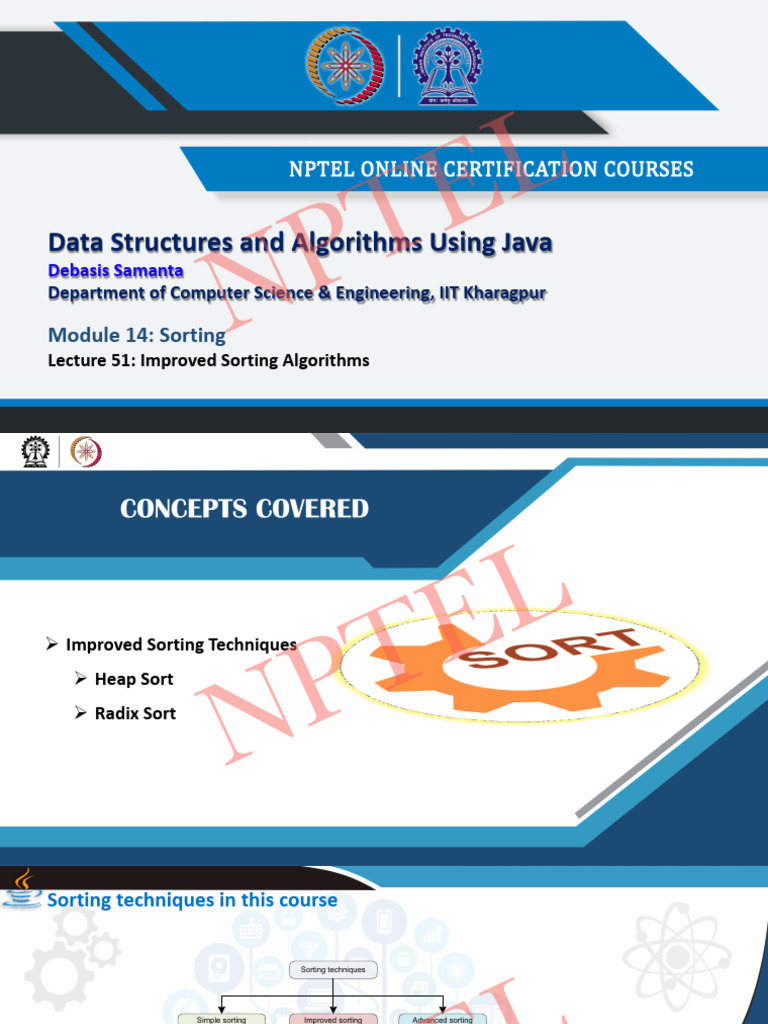 Improved Sorting Algorithms in Java | PDF | Computer Programming | Algorithms