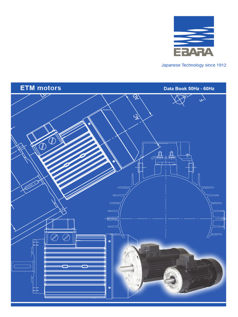 ETM Motors Data Book 50-60Hz Rev.d - No Prot. | PDF | Electric Motor ...