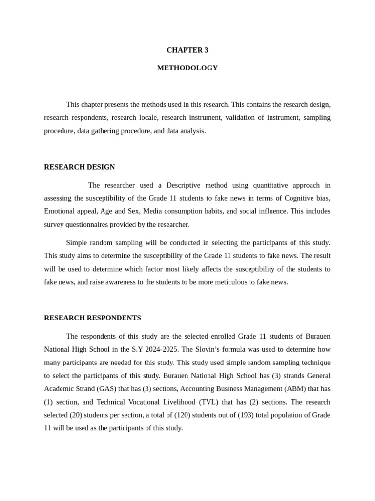 CHAPTER 3 felis | PDF | Survey Methodology | Sampling (Statistics)