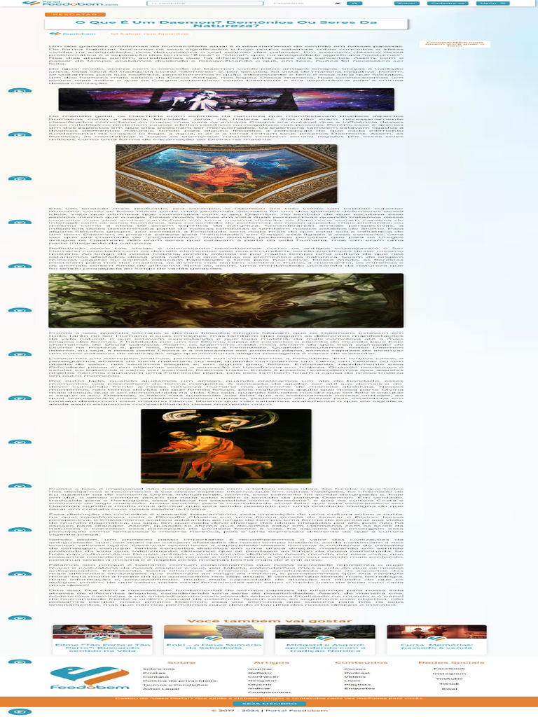 Os Daemons Geral. 01 | PDF