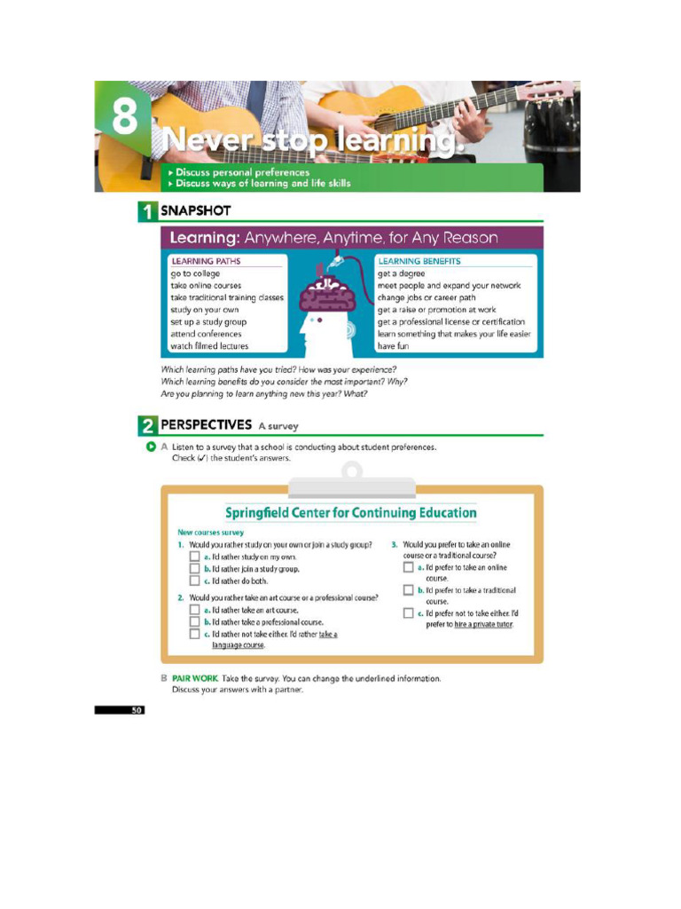 Unit 8 Interchange Fifth Edition | PDF