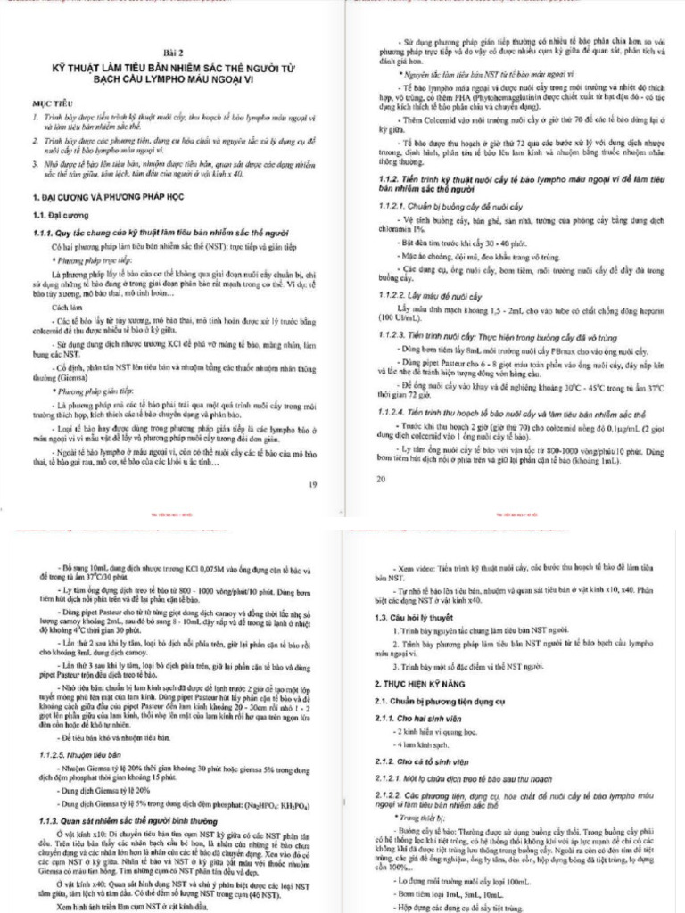 Sách thực tập DTYH - LAB 14+15 - S1.2 | PDF