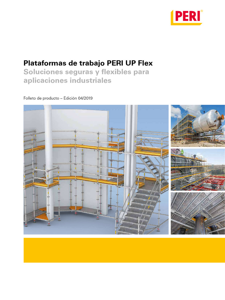 PERI UP Flex - Brochure Plataformas de Trabajo | PDF | Andamio | Software
