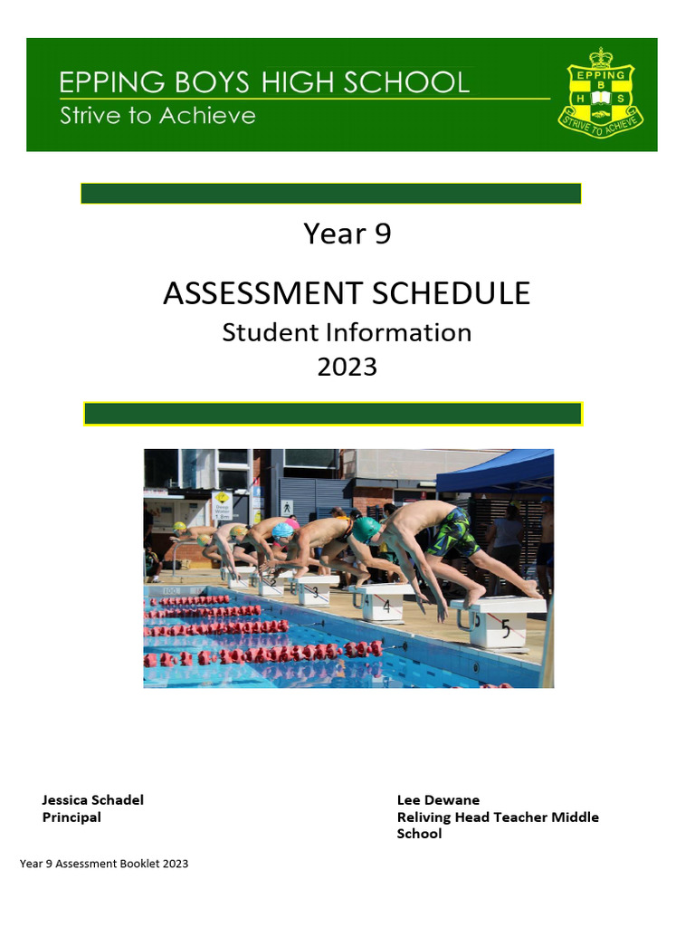 Assessment Schedule Year 9 - Final | PDF | Geometry | Equations