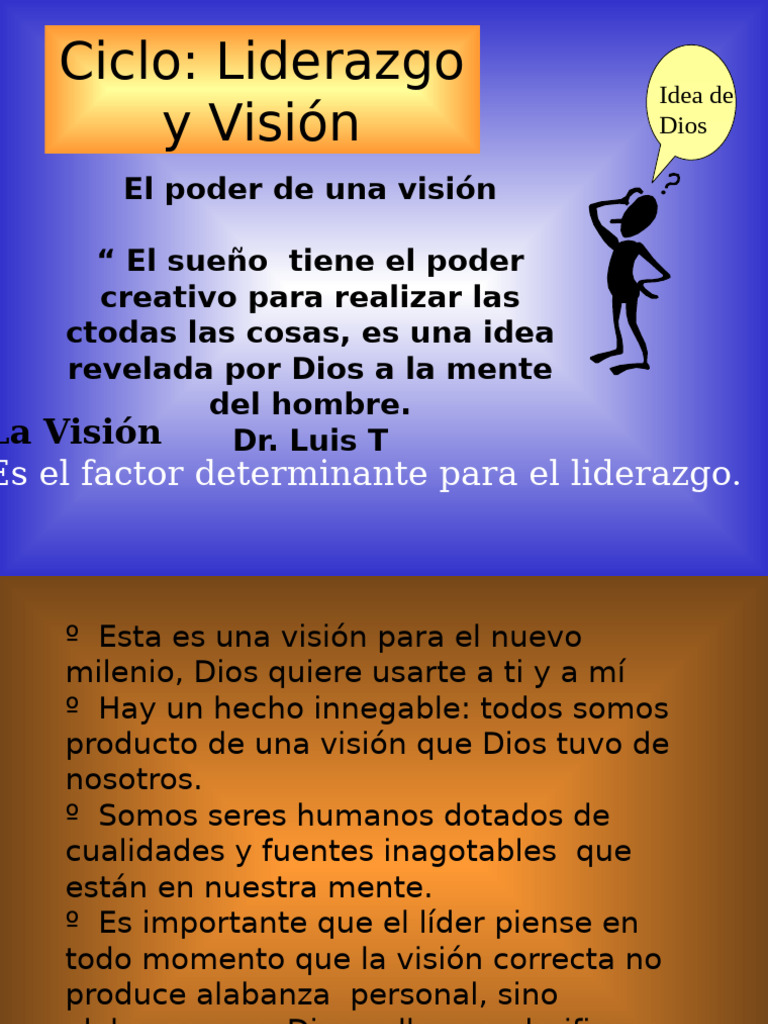 Liderazgo y Visión: Claves para el Éxito | PDF | Liderazgo | Dios