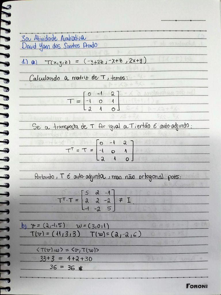 3a Atividade Avaliativa | PDF