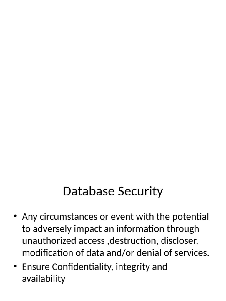 161718 Lecture | PDF | Databases | Computer Security