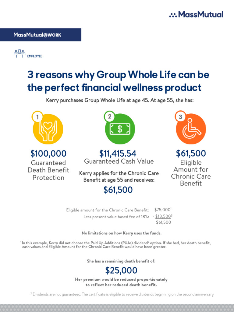 MassMutual 3reasons 100k | PDF | Financial Services | Personal Finance