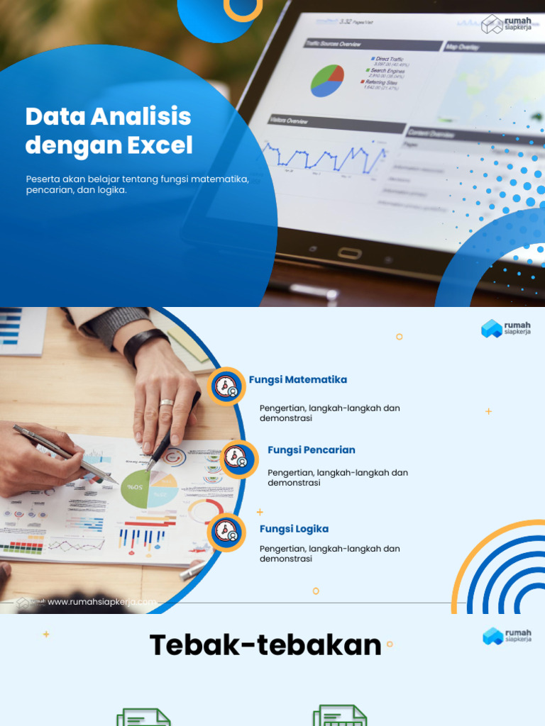 Analisis Data dengan Excel: Fungsi Utama | PDF