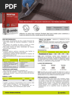 Ficha Técnica_Manto FLEX | PDF | Hormigón | Agua