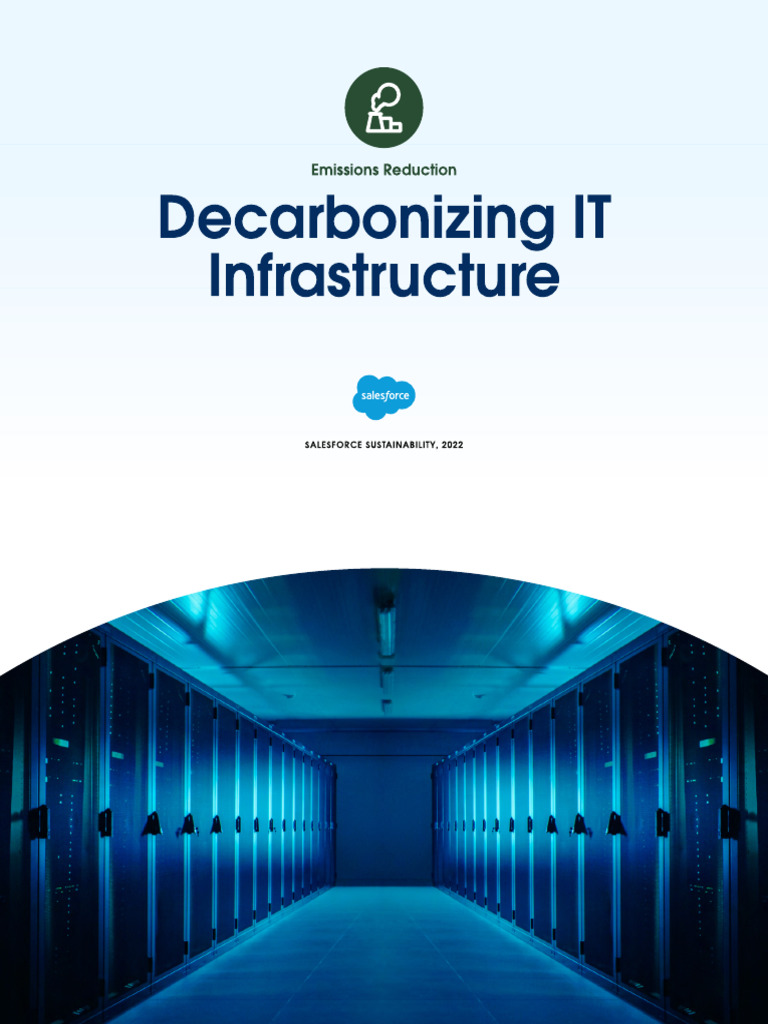 Decarbonizing IT Infrastructure Whitepaper | PDF | Climate Change Mitigation | Data Center