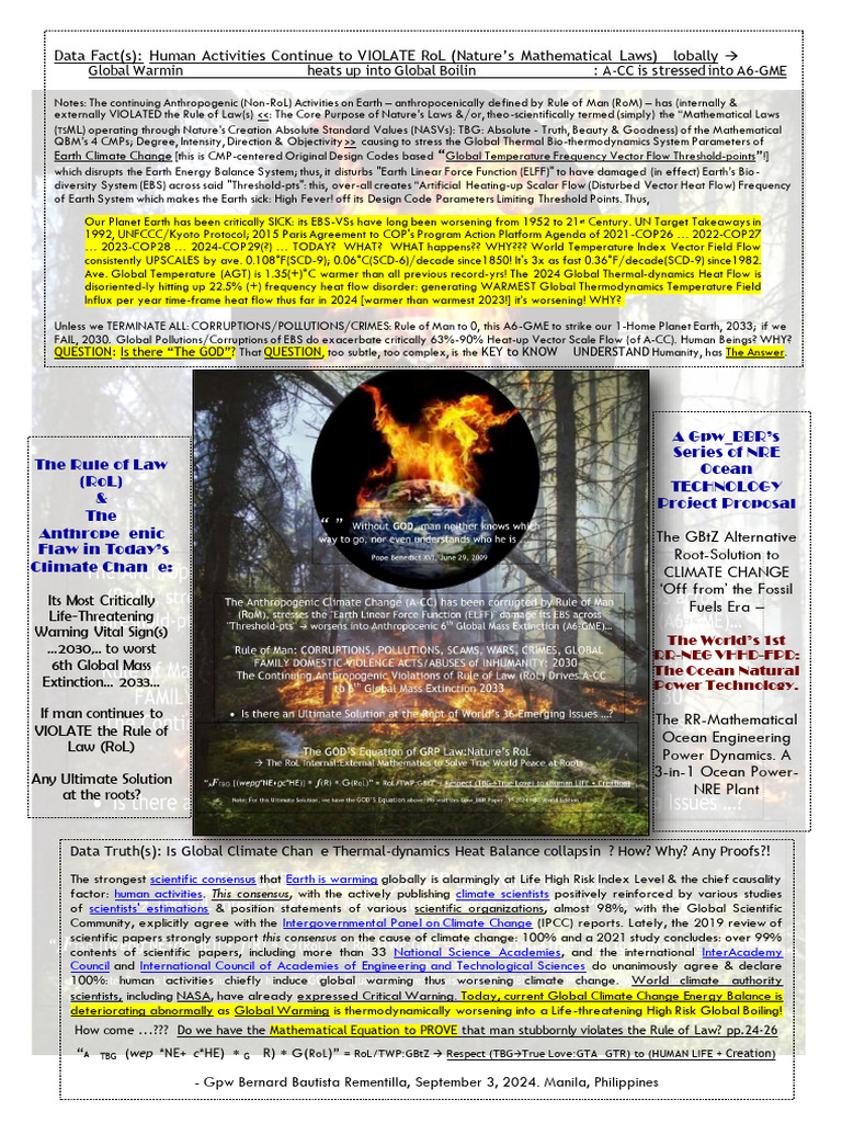 The Rule of Law vs Rule of Man. Nature's Design & Build Project NRE ...