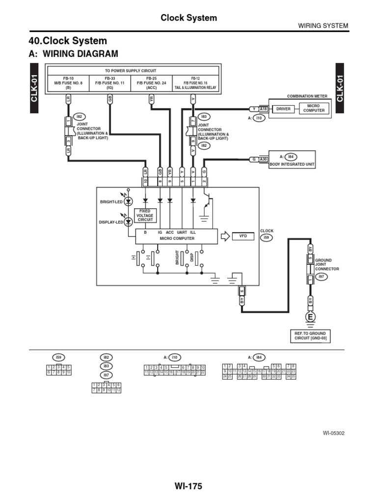 40 - Clock System | PDF | Fuse (Electrical) | Electronics