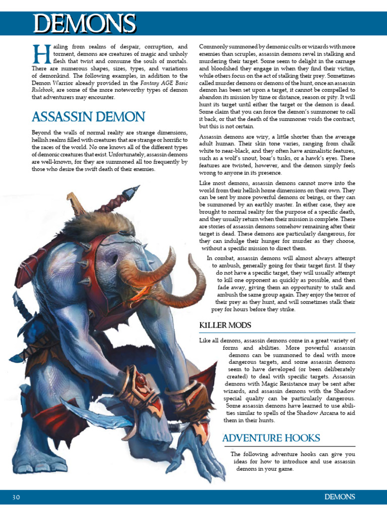 01 | PDF | Demons | Assassination
